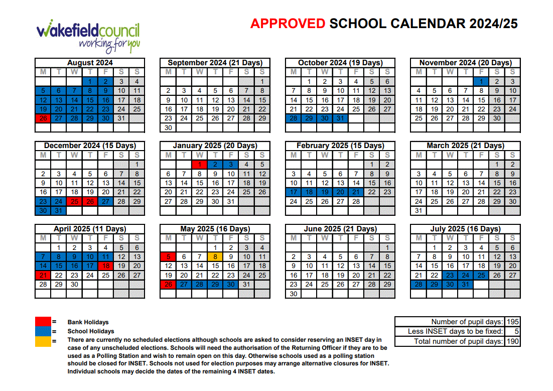 Term Dates - De Lacy Academy